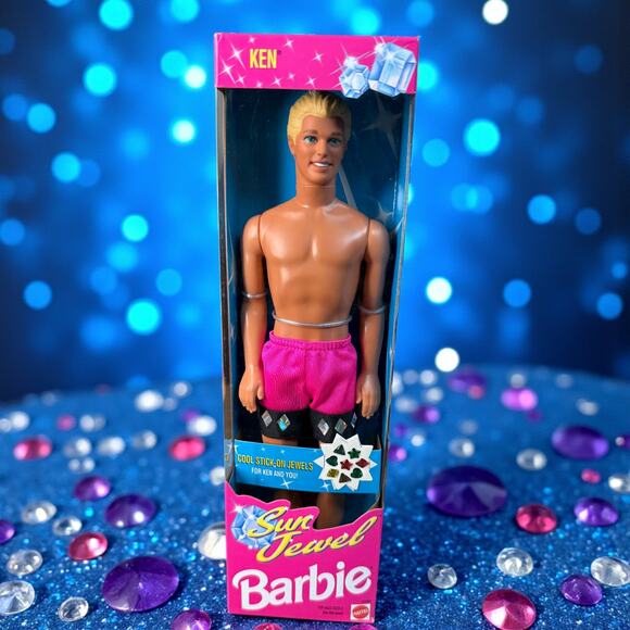 Mattel | Toys | Vintage Sun Jewel Ken Doll 993 Mattel Barbie 1954 W ...